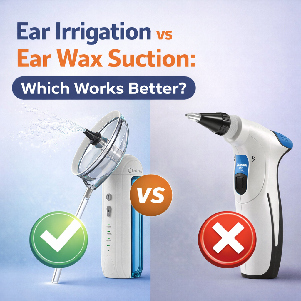 Ear Irrigation vs Suction: Which Ear Wax Removal Method Is Better ...